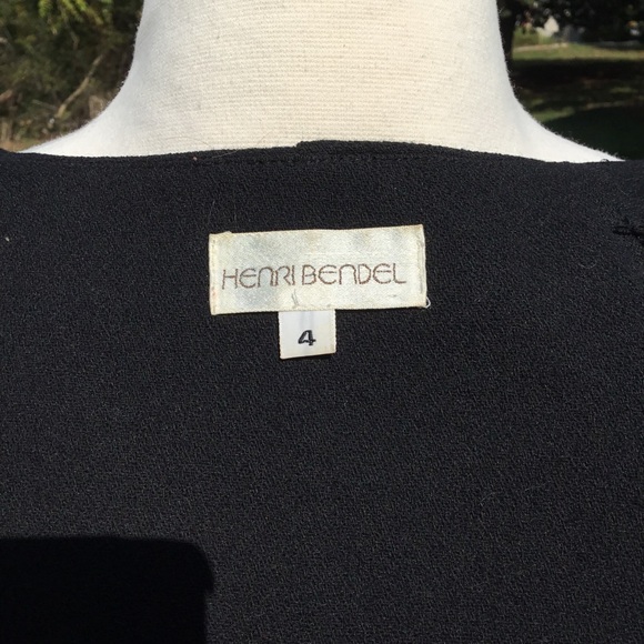 henri bendel | Jackets & Coats | Vintage Henri Bendel Black Wool Blazer ...